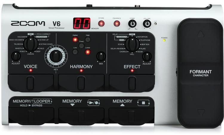 Zoom - V6-SP Multi-Effects Vocal Processor Pedal (Effect Pedal ...