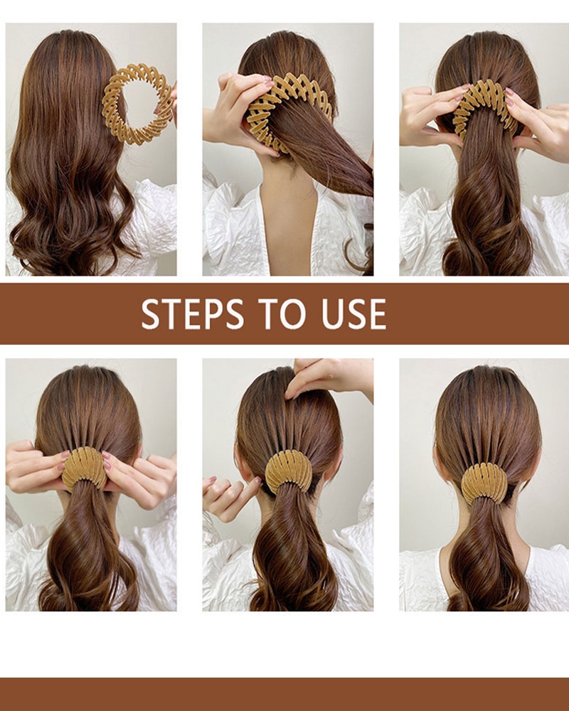 Hair Claw,Birds Nest Hairclip,Ponytail Buckle,Velvet Hair Clips,Hair ...