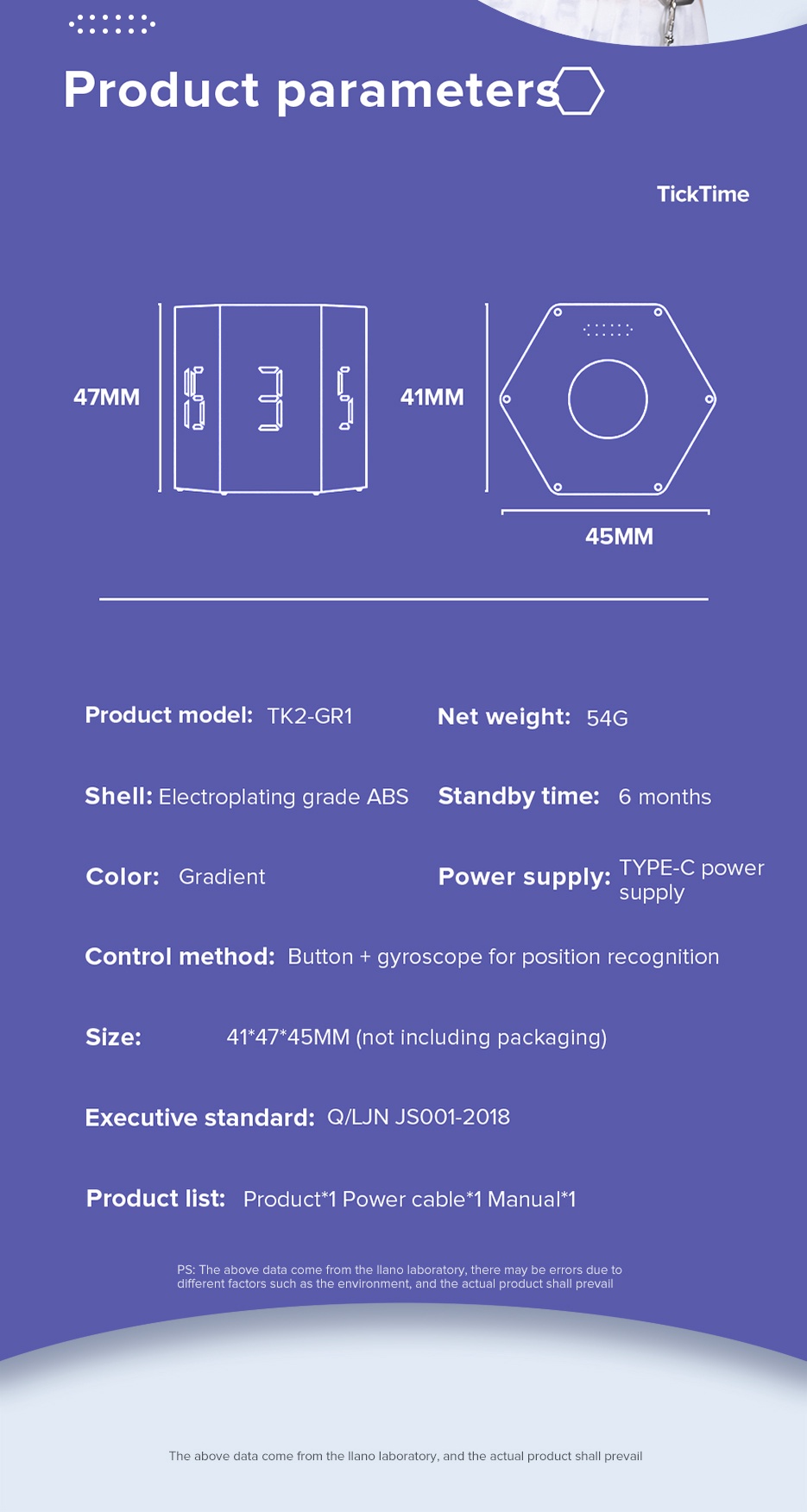 Llano Gradual Purple Ticktime Electronic Led Countdown Timer Clock Multi Function Digital Timer