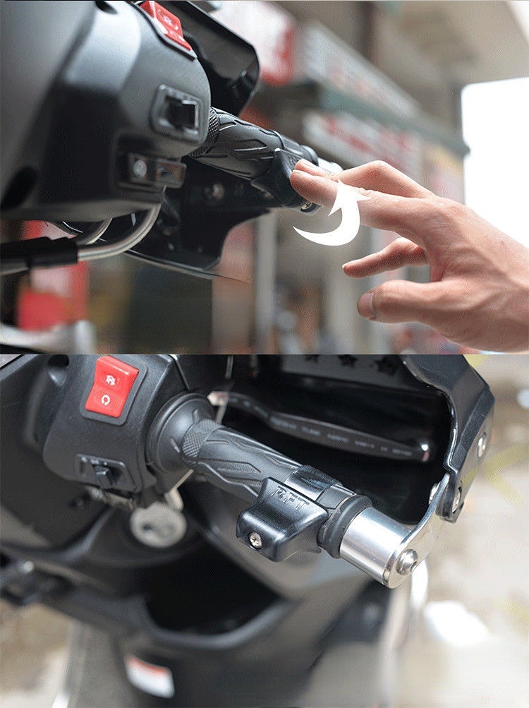 Motorcycle Throttle Booster Handle Grip Clip Cruise Control Throttle ...
