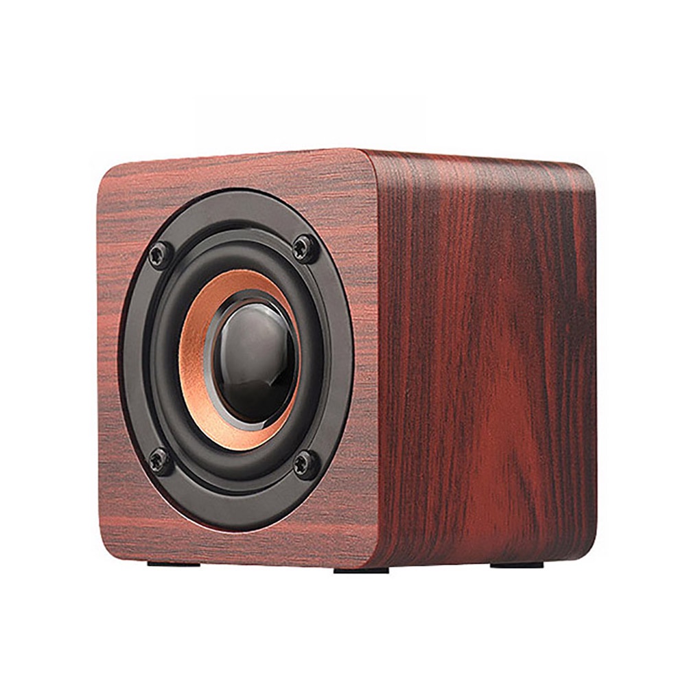 Wooden mini portable speakers with Bluetooth, mobile wireless subwoofer ...