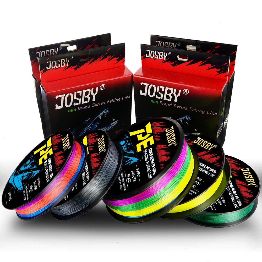 JOSBY 300M Japan 8X Fishing Line 8 Strands Braided Fishing Line 4 Braid ...