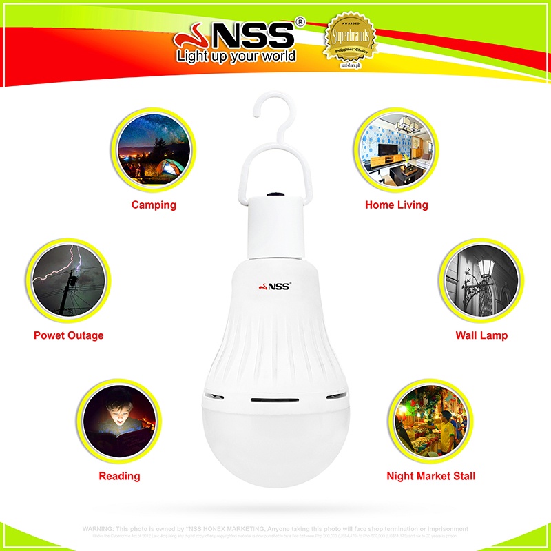 NSS 16W 20W 24W LED Bulb LED Light Emergency Bulb Durable Light White Light For Home Camping ...