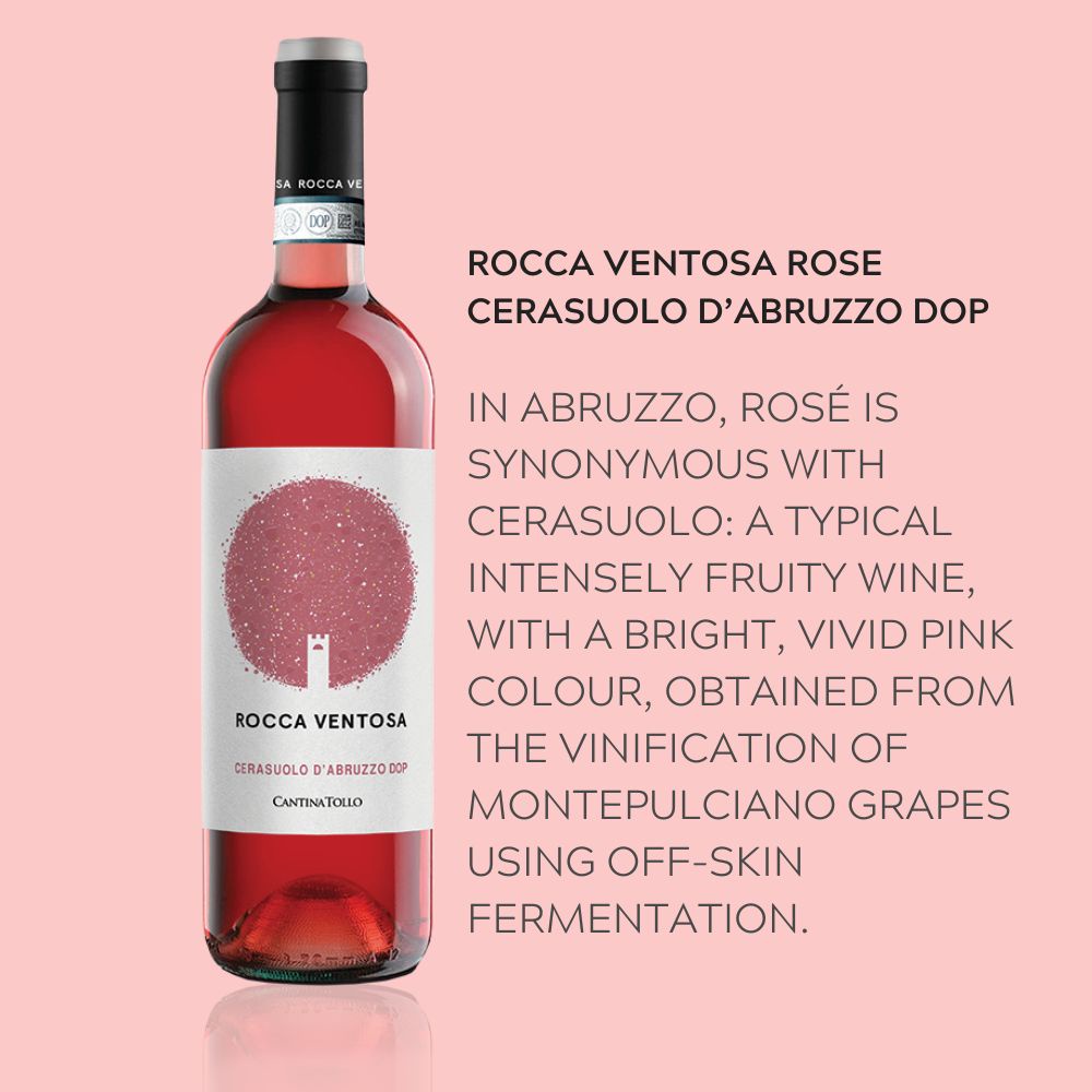 Rocca Ventosa Rose - Cerasuolo D Abruzzo DOP | Terre di Chieti, Italy ...
