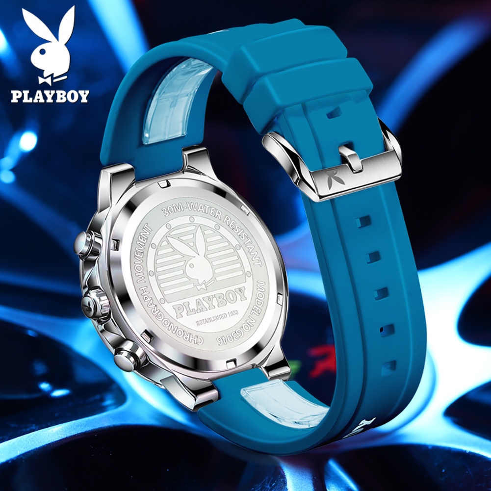 PLAYBOY Watch Original Relo For Men Business Multifunction Luminous ...