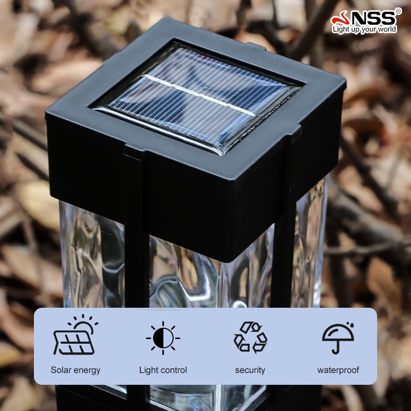 NSS Solar Lamp Pathway Lights Outdoor Waterproof Garden Light LED Light ...
