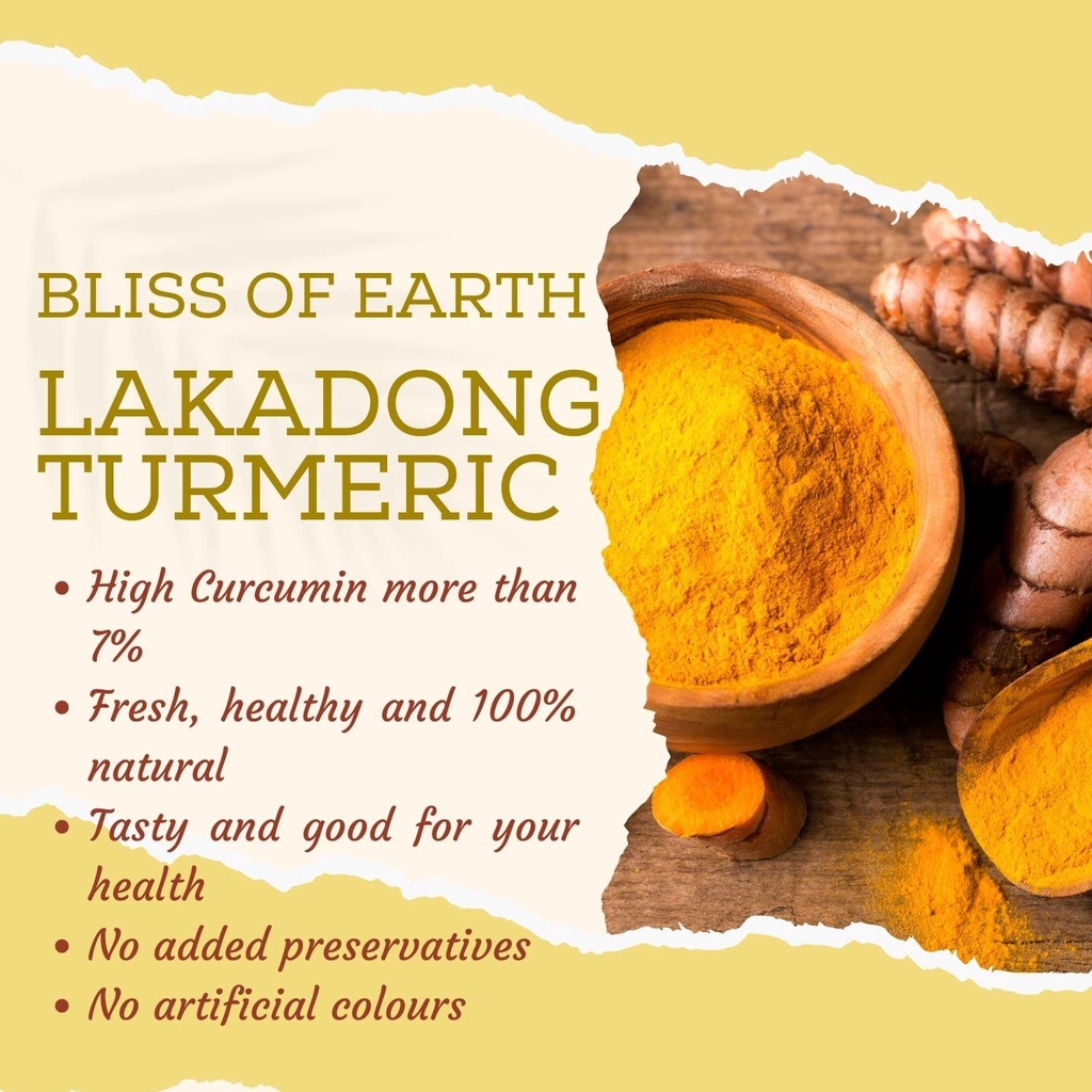 100% PURE PREMIUM LAKADONG TURMERIC (TUMERIC) POWDER 200 GMS 姜黄粉 (High ...