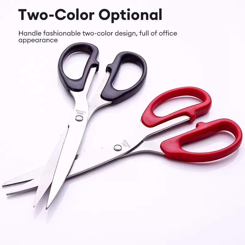Deli Stainless Steel Scissors School Hand-Made Multifunctional Scissor ...