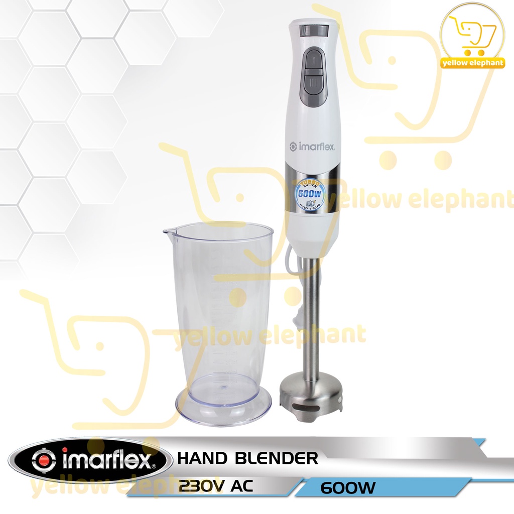 Imarflex ISB-610 Blender 1L Immersion Blender (600WATTS) - Yellow ...