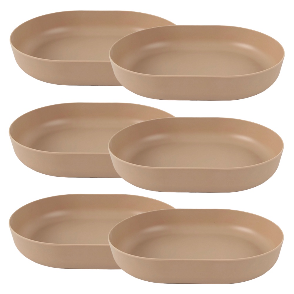 Melawares 6pc 11 inch Sandy Beige Platter Set | Shopee Philippines