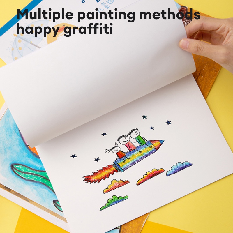 Deli A4 Art Drawing Book 20 Sheets Blank Picture Book Sketchbook For ...