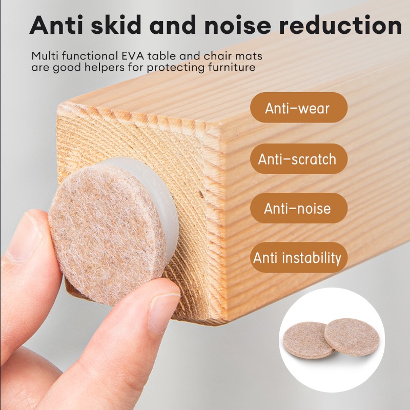 Vusign by Deli Furniture Chair Table Leg Pad Silent Rubber Feet Cushion ...