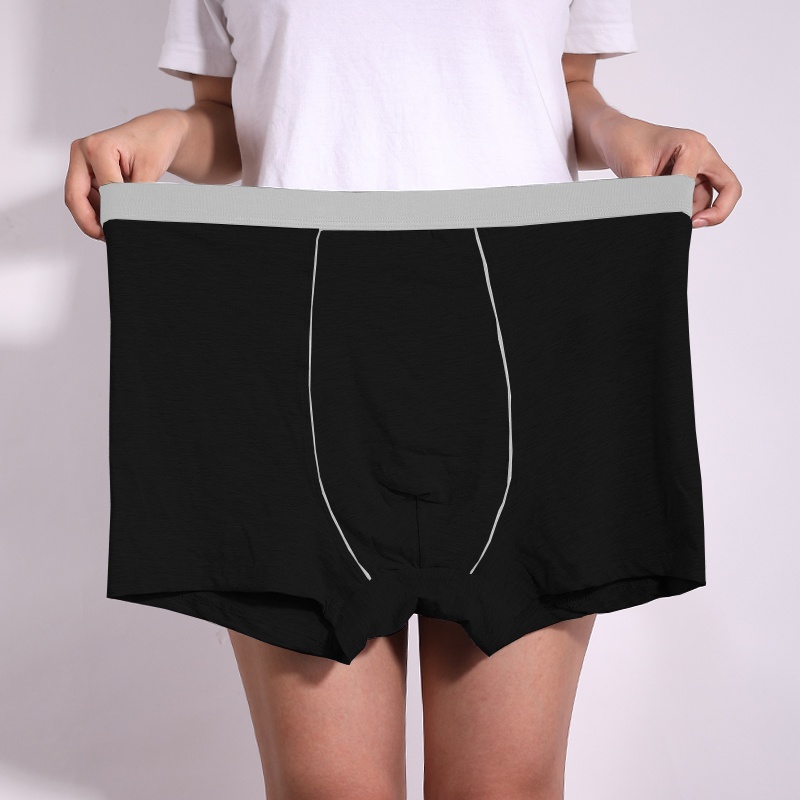 Cacti keno Plus Size Boxer Briefs Cotton Men's Underwear Middle Waist ...