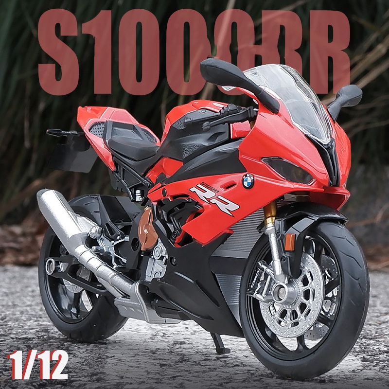 1:12 Scale BMW S1000RR Alloy Motorcycle Model Diecast car Toys for kids ...