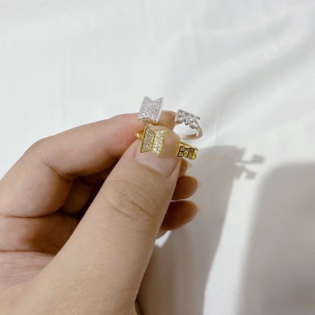 Kpop BTS Bangtan Boys Inspired Army Adjustable Ring for Women ...