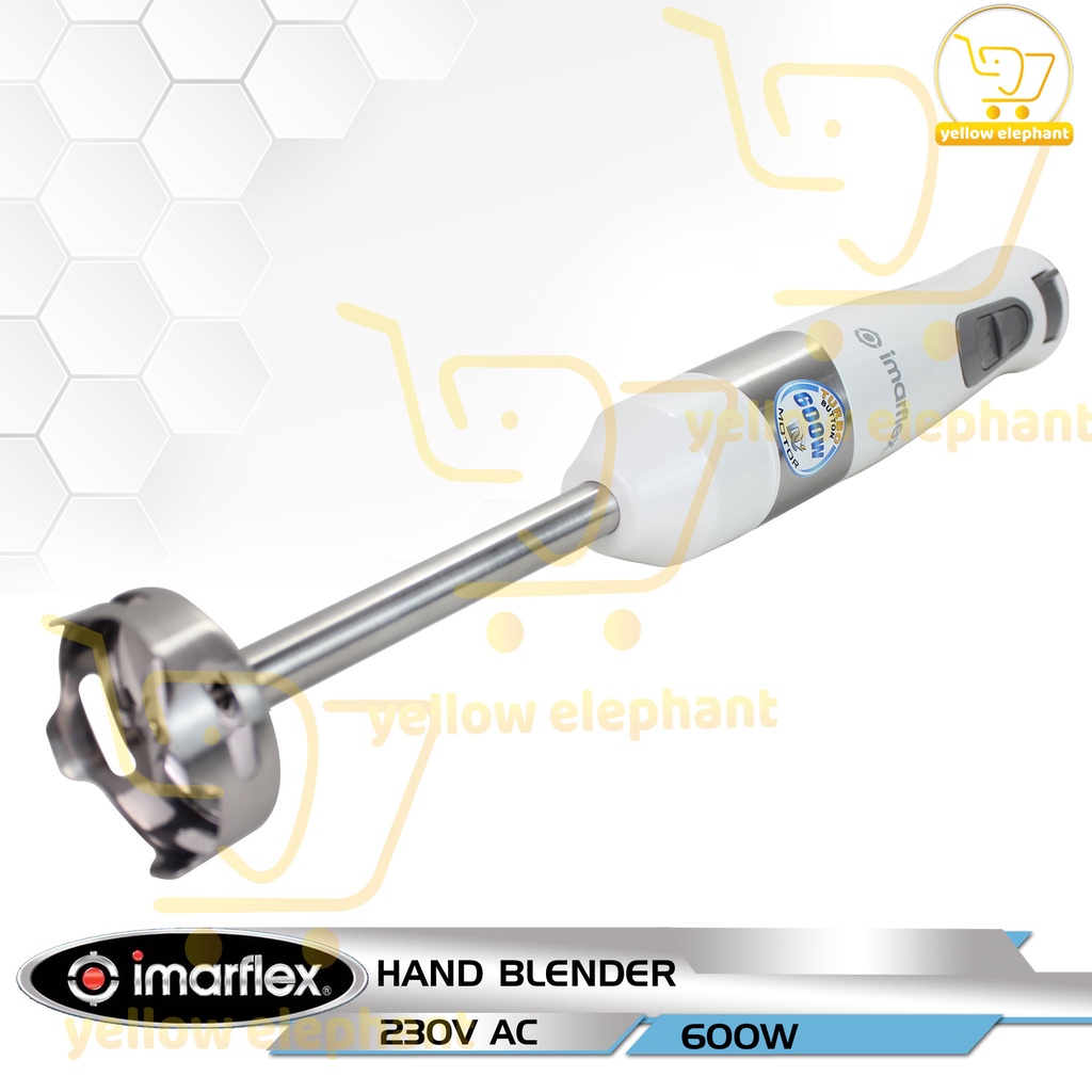 Imarflex ISB-610 Blender 1L Immersion Blender (600WATTS) - Yellow Elephant | Shopee Philippines