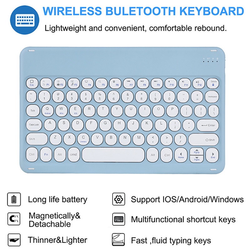 Realme Pad X Case with Keyboard For Realme Pad X 10.95'' round button ...