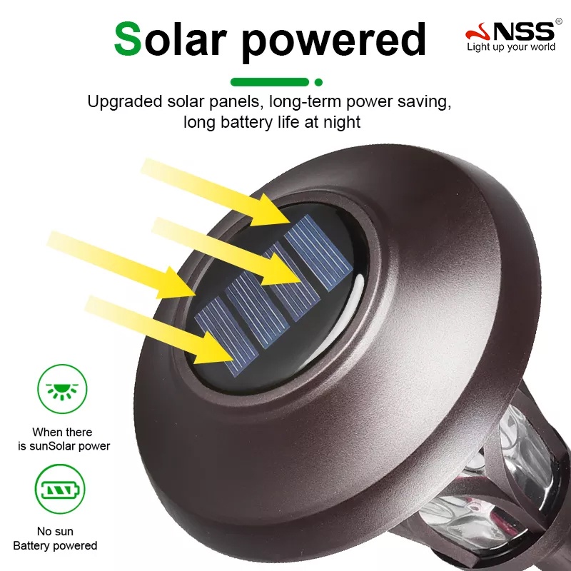 NSS solar outdoor light solar garden light decoration lught led lawn ...