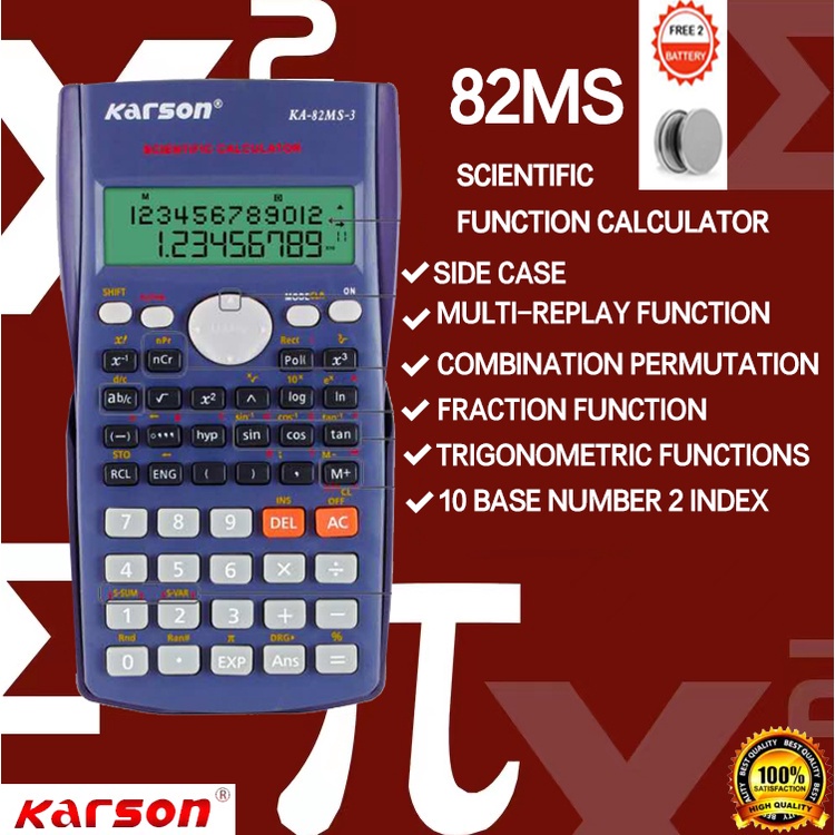 Student Scientific Calculator with Graphic Function Big Display School ...