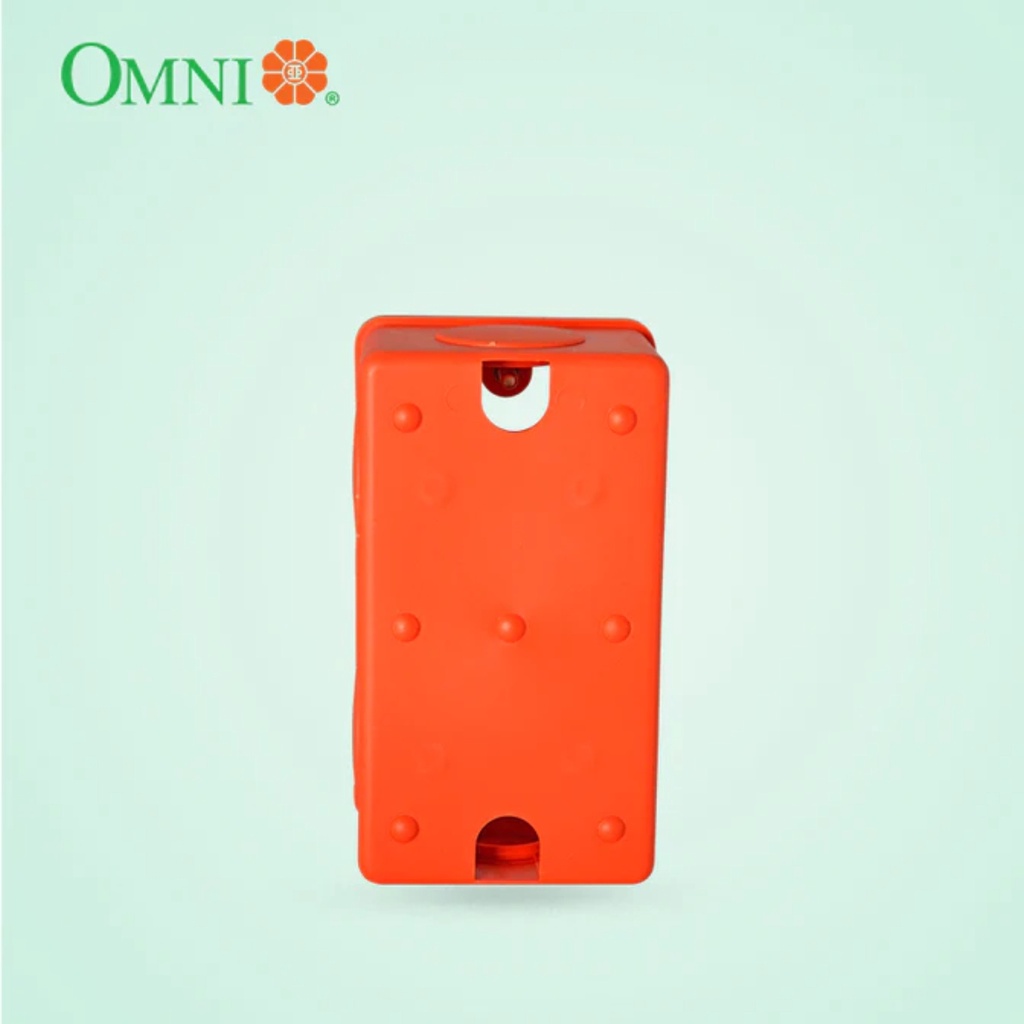 OMNI WUB-001 2 x 4" PVC Utility Box with Mounting Screws, Fire ...