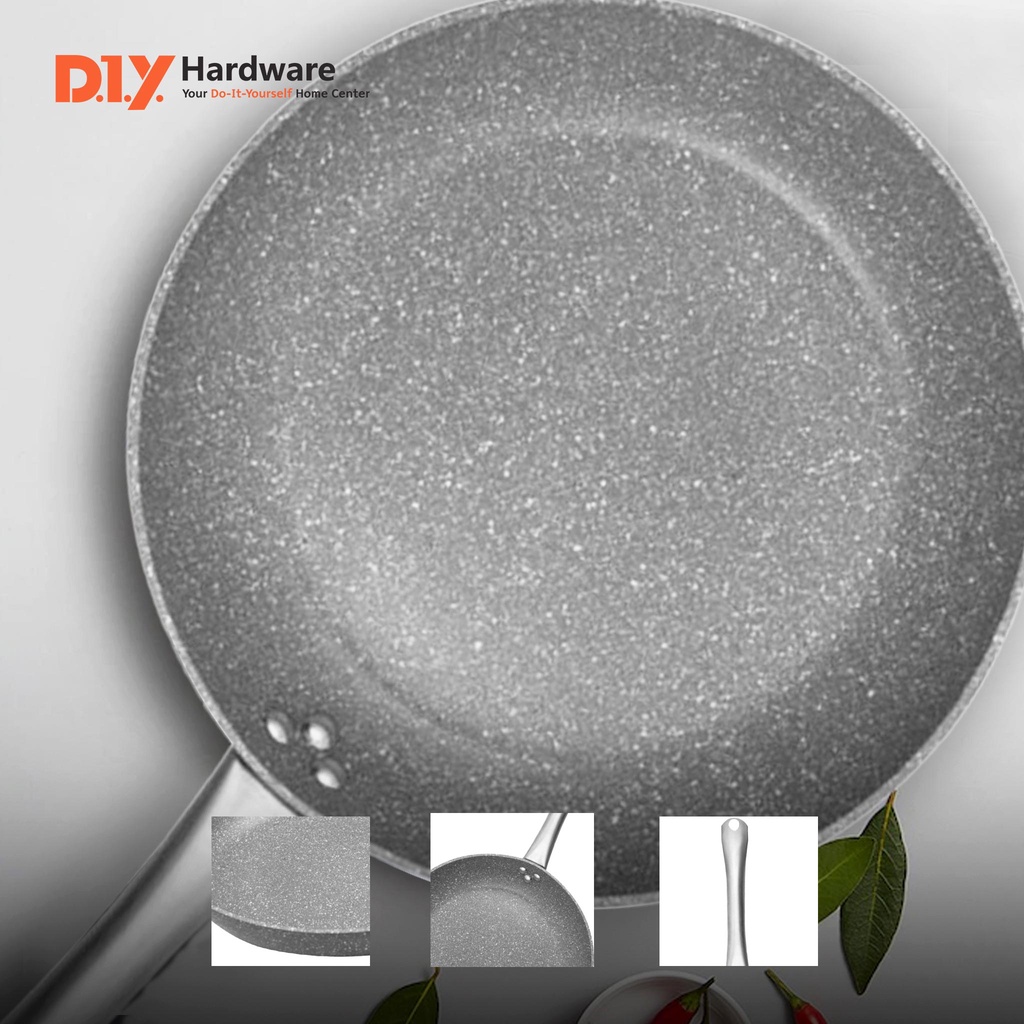 Masflex Stone Series 20 cm Aluminum Non-Stick Fry Pan Induction (NS ...