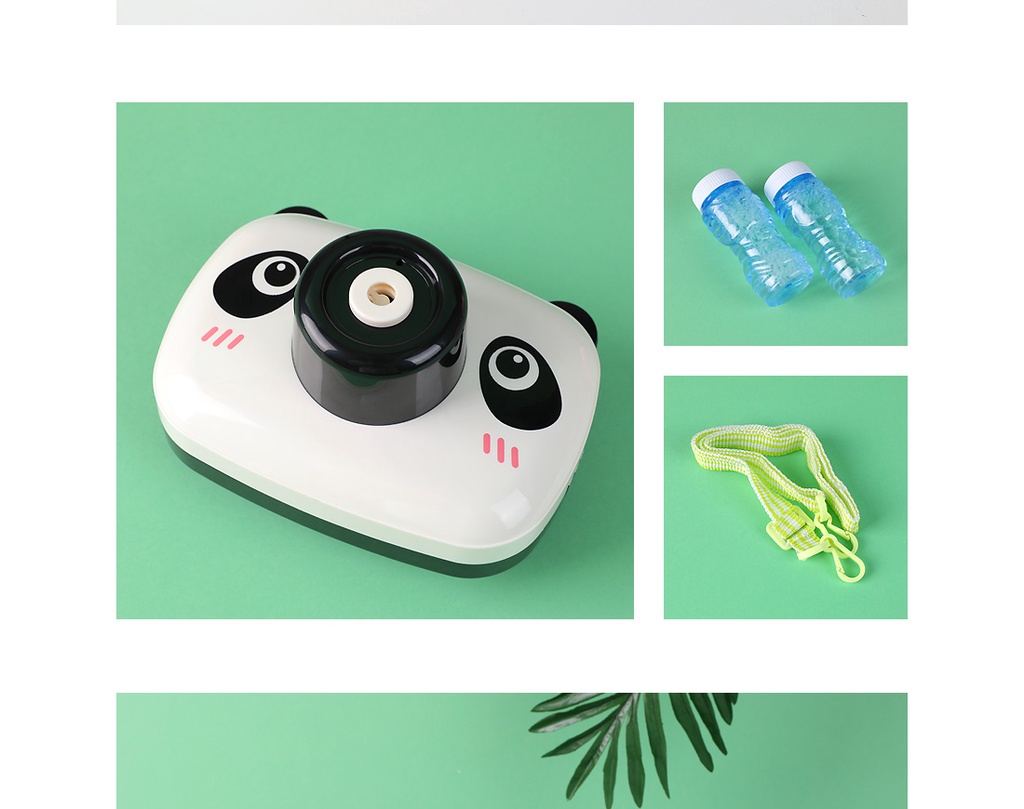 MINISO Animal Series Electric Camera Bubble Machine Foam Outdoor Play ...