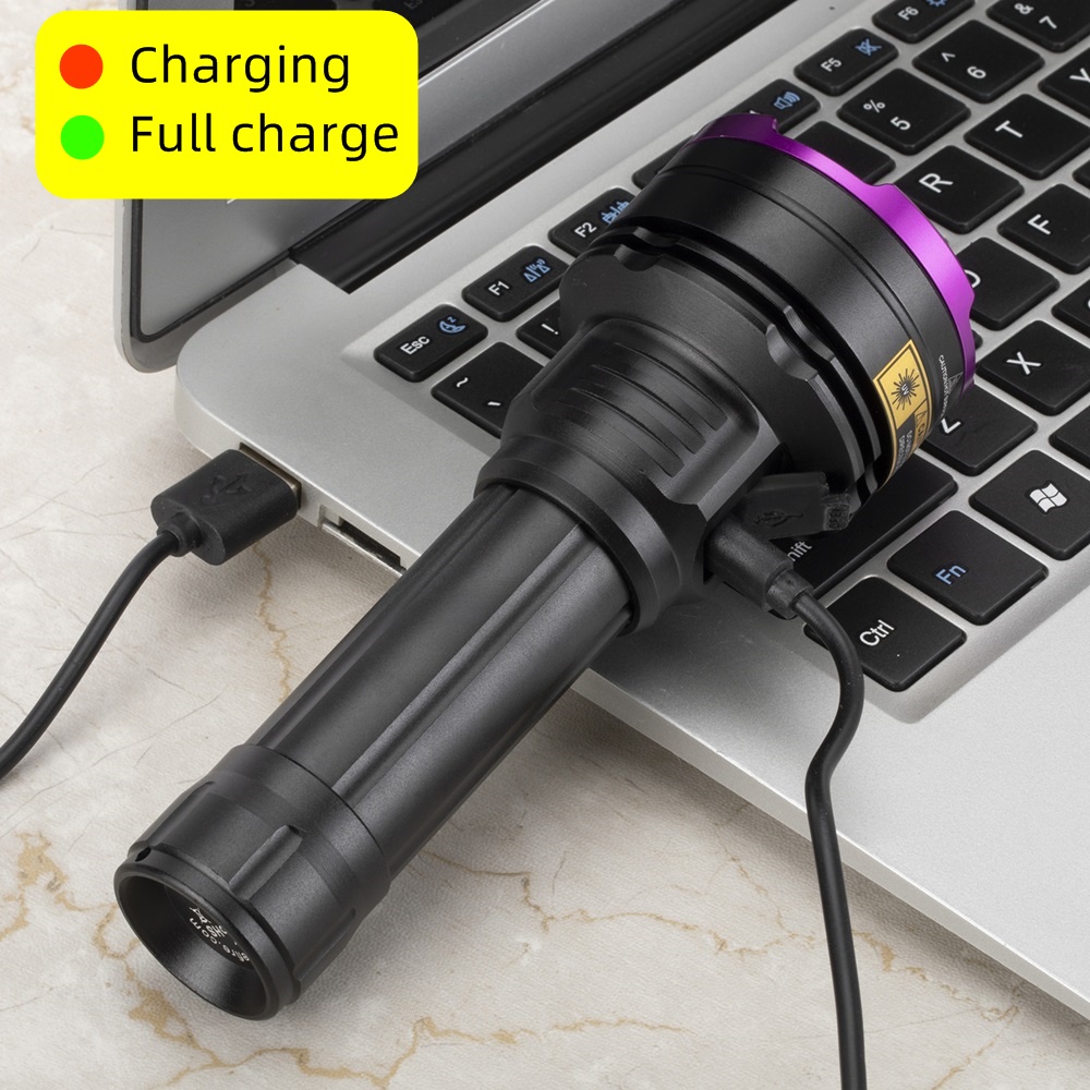 Alonefire SV83 30W UV Flashlight Black Light Rechargeable 365nm ...