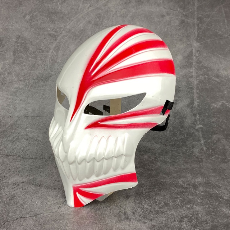 Anime Bleach Cosplay Ichigo Kurosaki Bankai Hollow Mask Wig Men ...