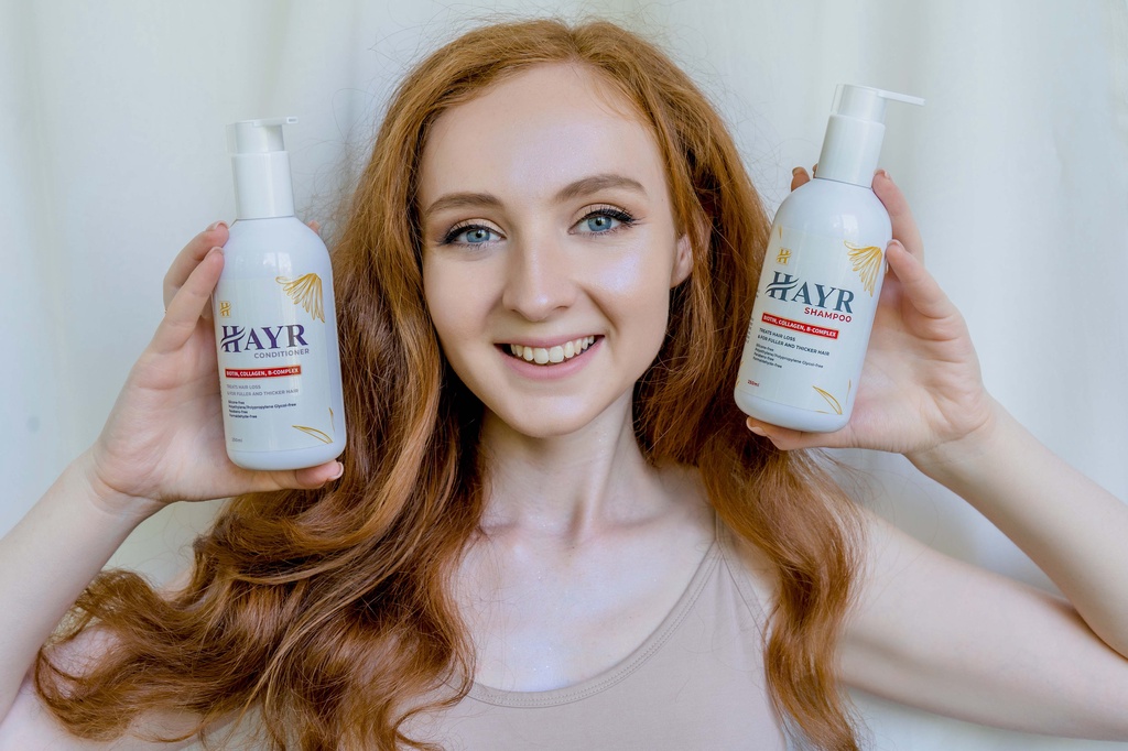 Hayr Hair Shampoo Hair Conditioner for Hair Fall Dry Frizzy Hair Mask ...