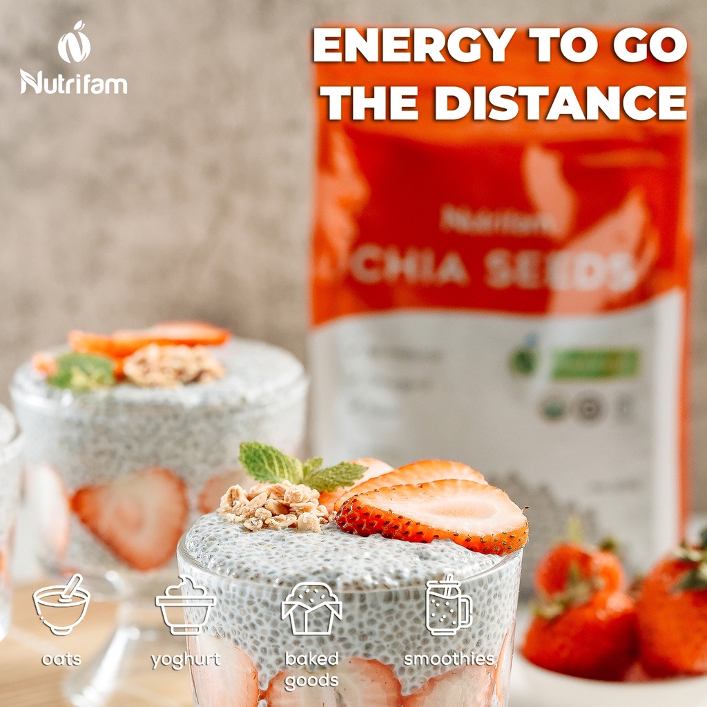 Nutrifam Chia Seeds (100g - 500g) | Shopee Philippines