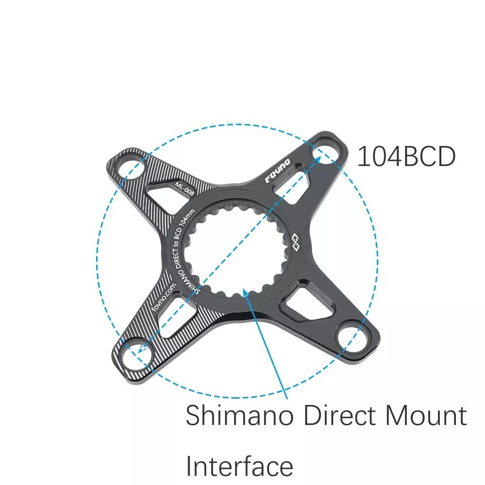 Deckas Chainring Oval for Shimano Direct Mount Spider adapter 12 speed M6100 M9100 M9120 M8100 ...