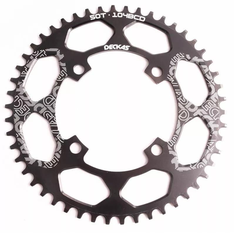 Deckas Round Bike Chainring 104BCD 40 42 44 46 48T 50 52 tooth MTB bike ...