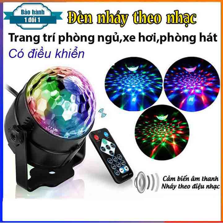 7-color rotating led disco light flashing with music in music-sensitive ...