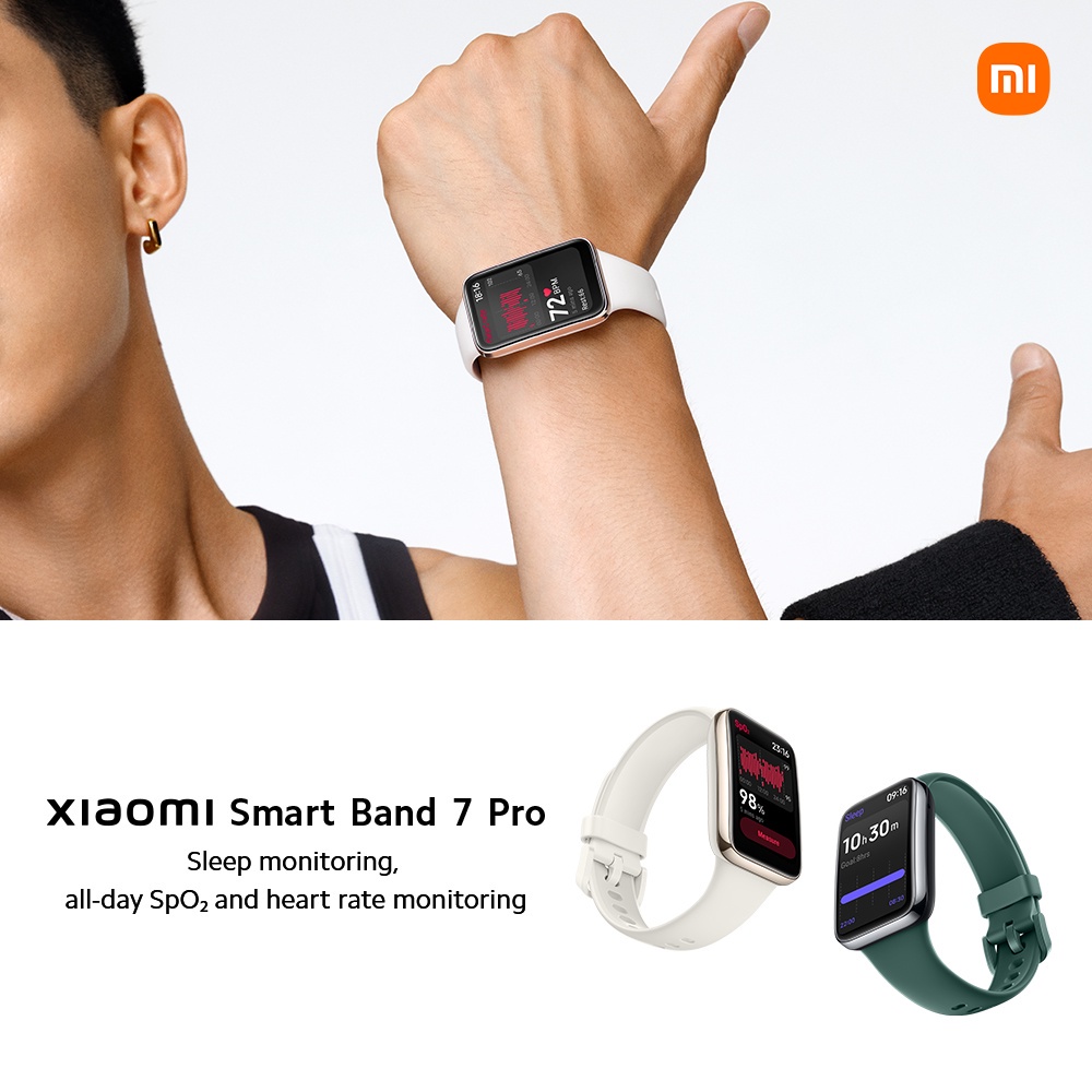 Xiaomi Mi Band 7 Pro Smart Watch Amoled Screen Fitness Tracker With Gps ...