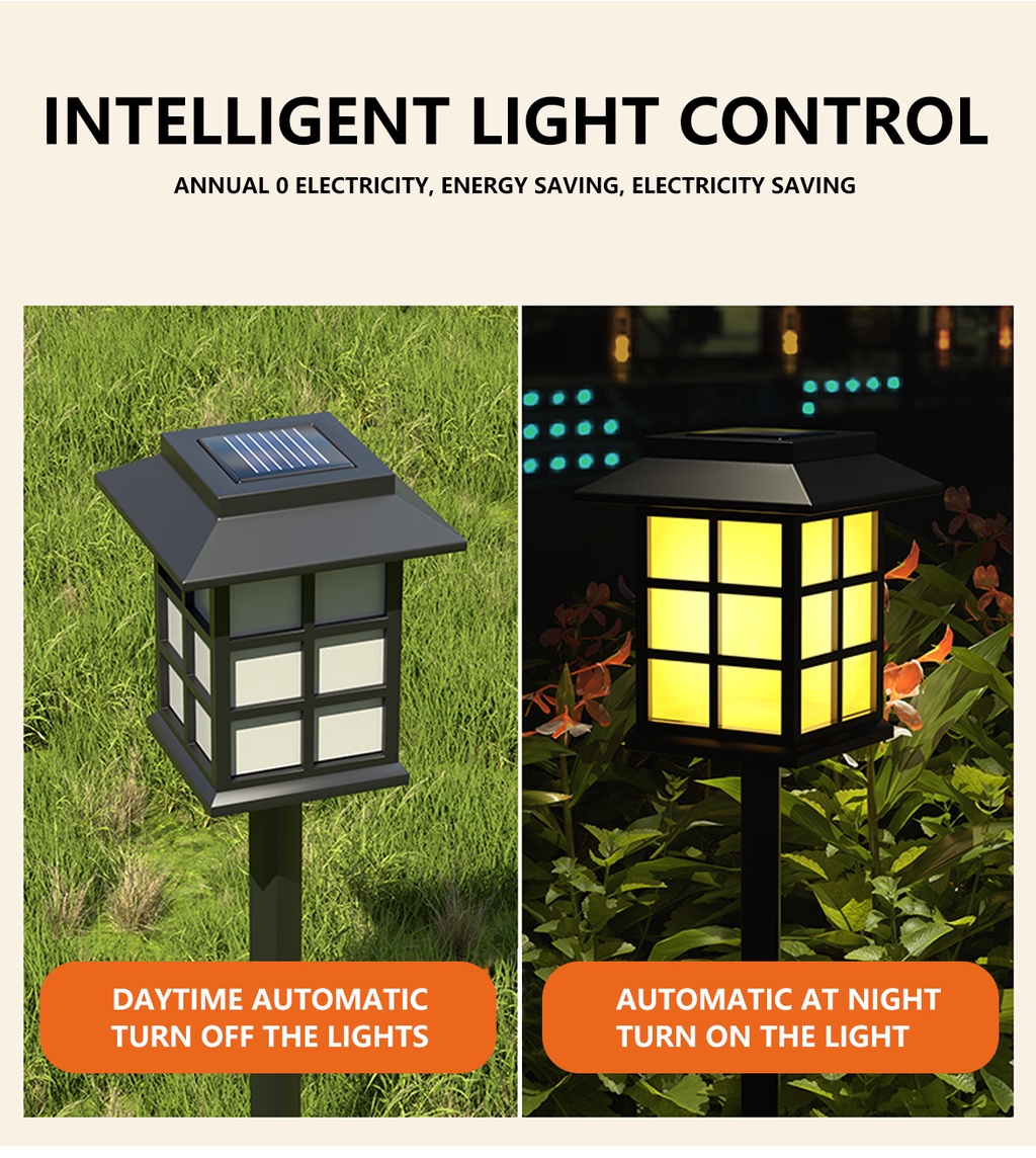 NSS Solar Powered Splash Proof Outdoor LED Solar Garden Light for ...