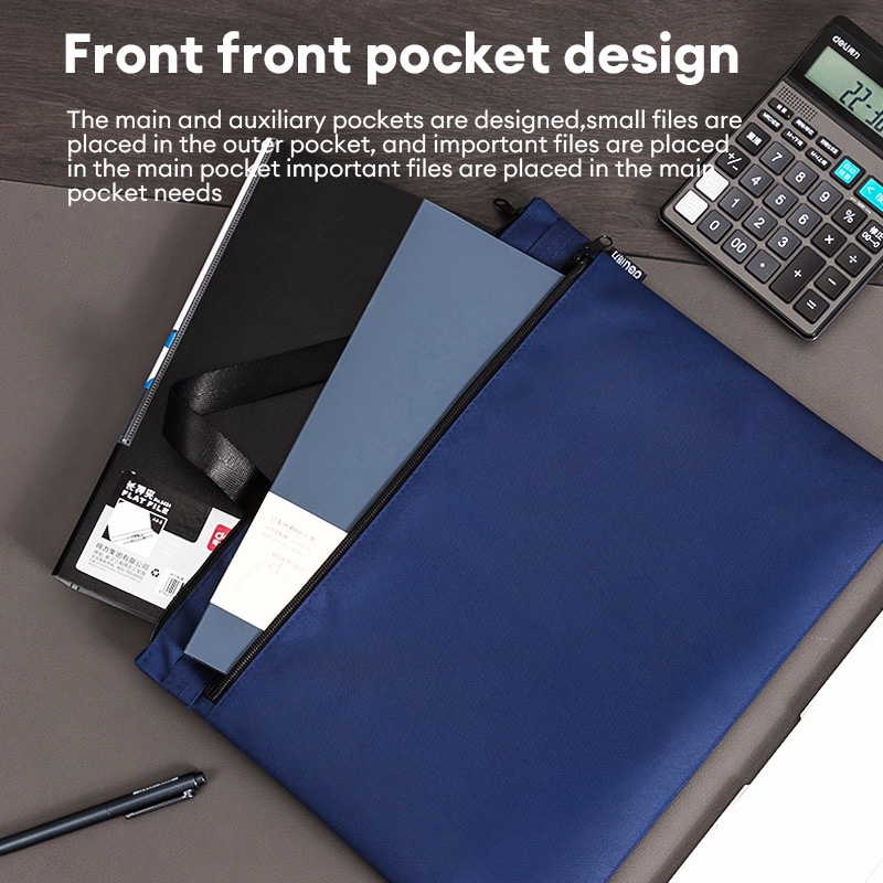 Deli Laptop Computer Storage Bag Handbag Double-Layer Storage Bag File ... Deli Laptop Computer Storage Bag Handbag Double-Layer Storage Bag File ...