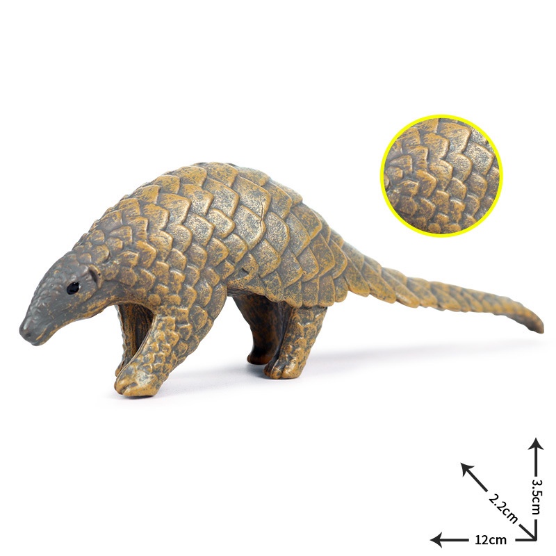 animal pangolin armadillo malay tapir mole model children's cognitive ...