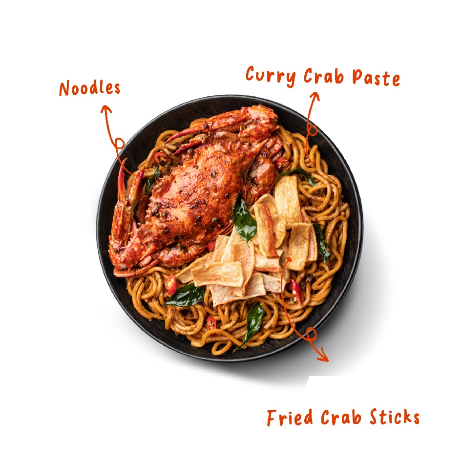 【MEET MEE】*HALAL* Dry Kam Heong Pan Mee (Fried Crab Sticks) Kam Heong ...
