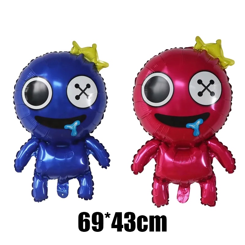 Rainbow Friends Foil Balloon Rainbow Friends Birthday Party Decoration ...