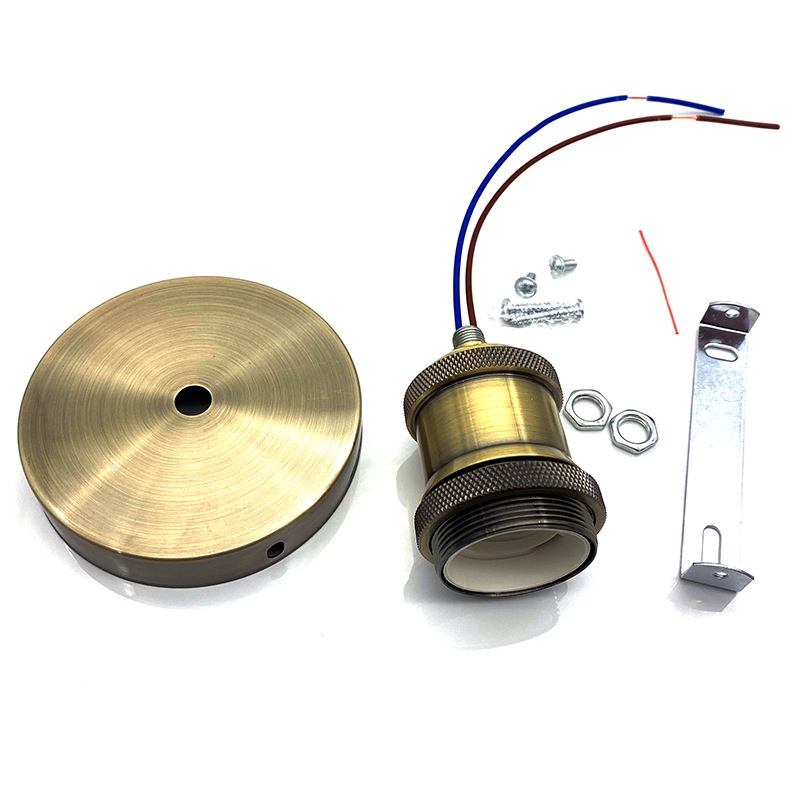 Vintage E27 Bulb Lamp Base Holder 220V Edison Lamp Base Socket Bulb ...