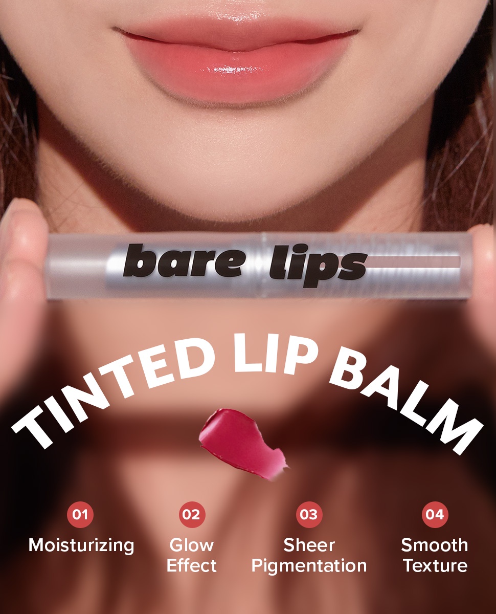 [I`M MEME Official] I'M Bare Lips | Tinted Lip Balm for Glow Look With ...