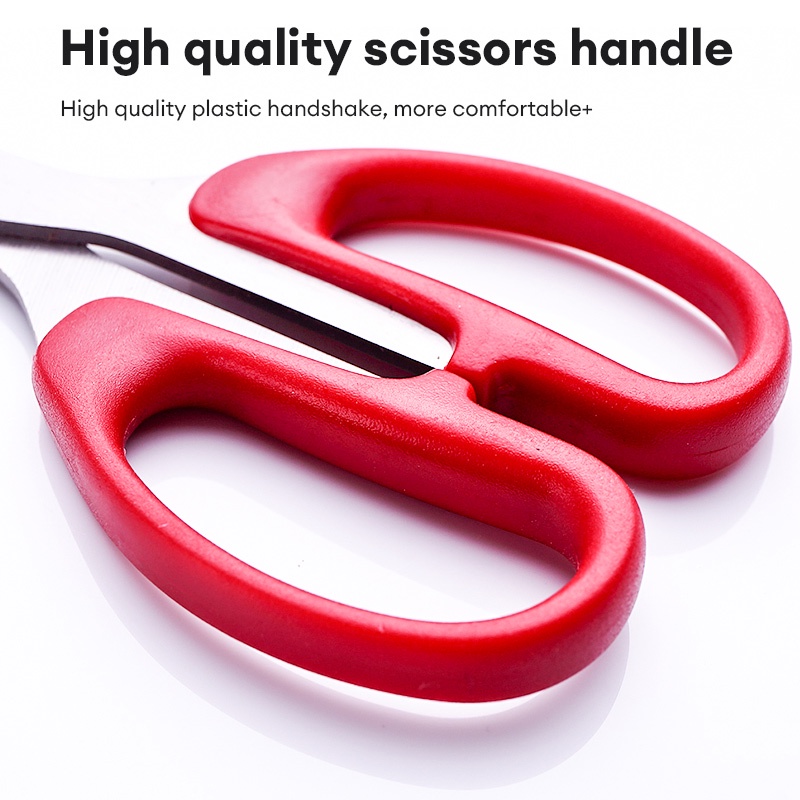 Deli Stainless Steel Scissors School Hand-Made Multifunctional Scissor ...
