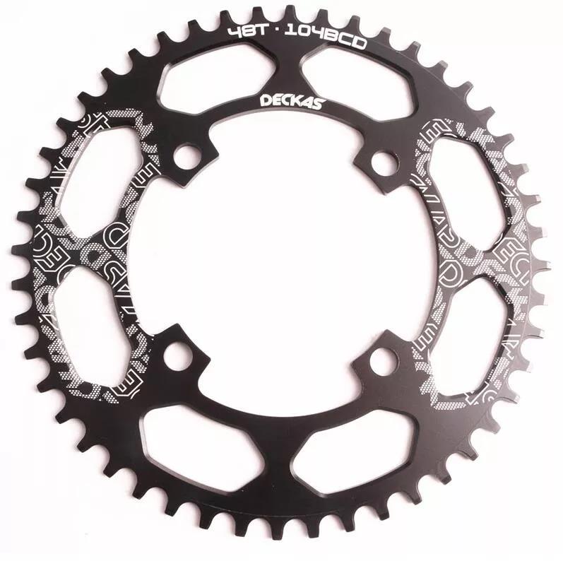 Deckas Round Bike Chainring 104BCD 40 42 44 46 48T 50 52 tooth MTB bike ...