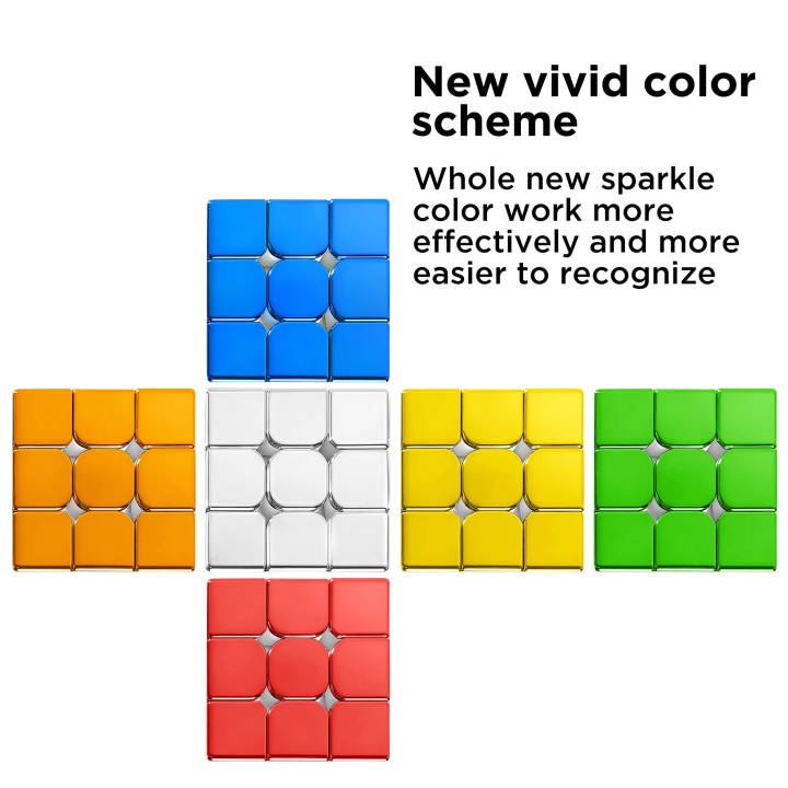 Cyclone Boys Metallic Magnetic 3x3x3 3x3 Speed Cube Fast Cube Rubix ...