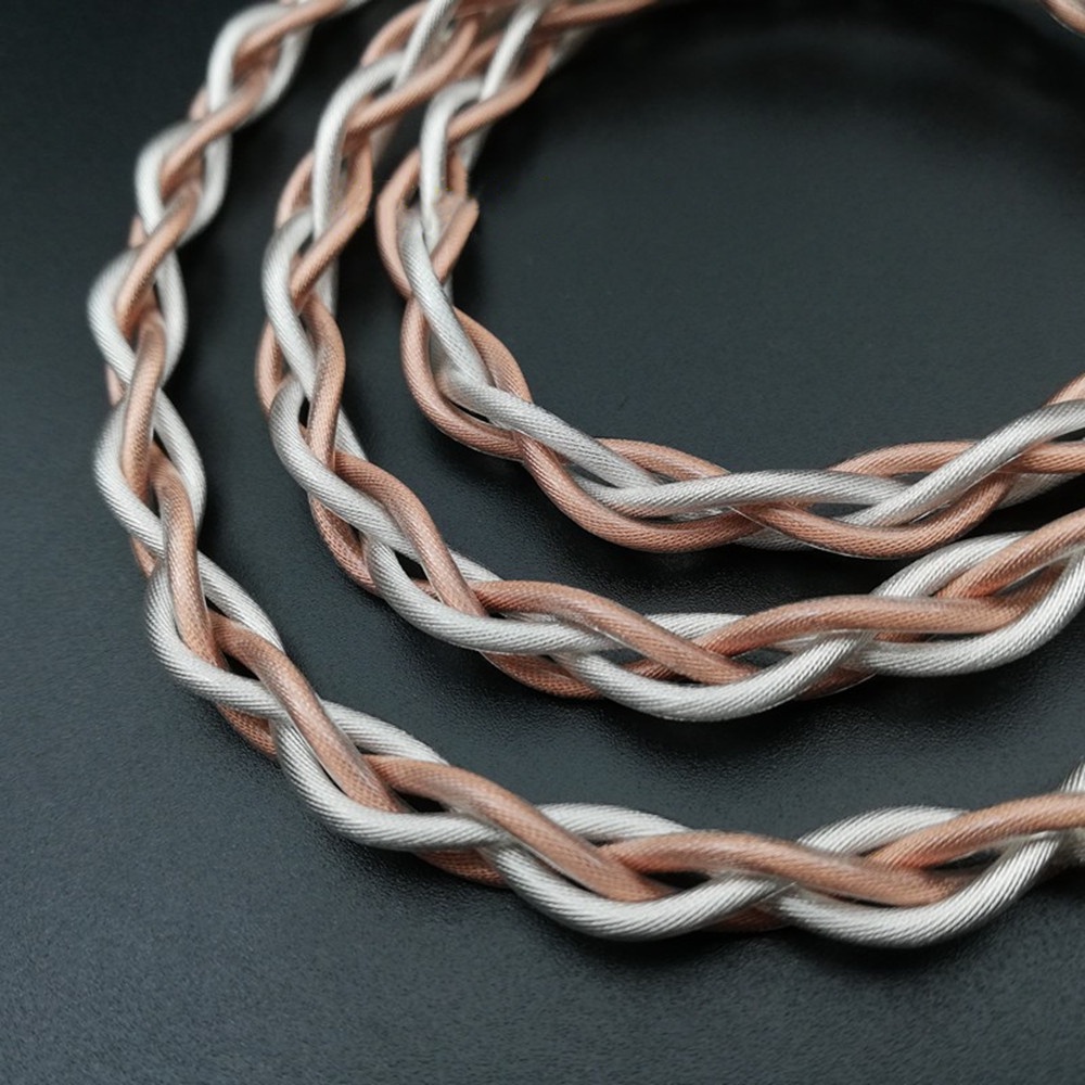 4 Strand Single Crystal Copper Earphone Upgrading Cable, Single Crystal ...