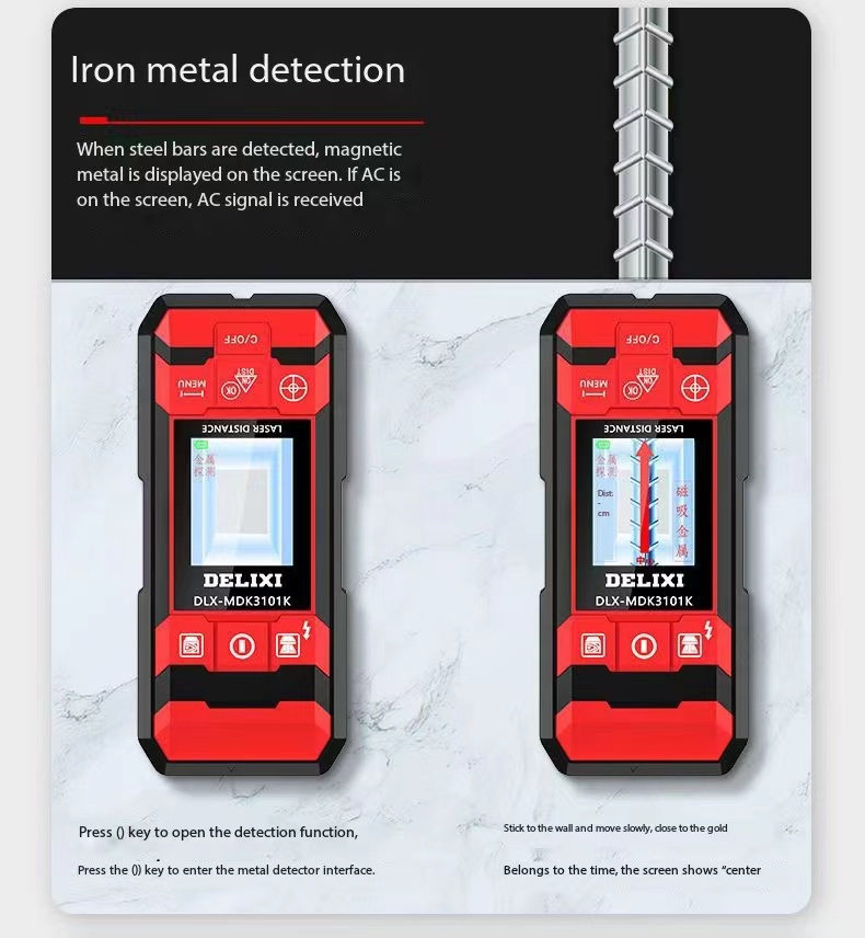 YOLO MALL Multi function wall detector for measuring steel wire ...