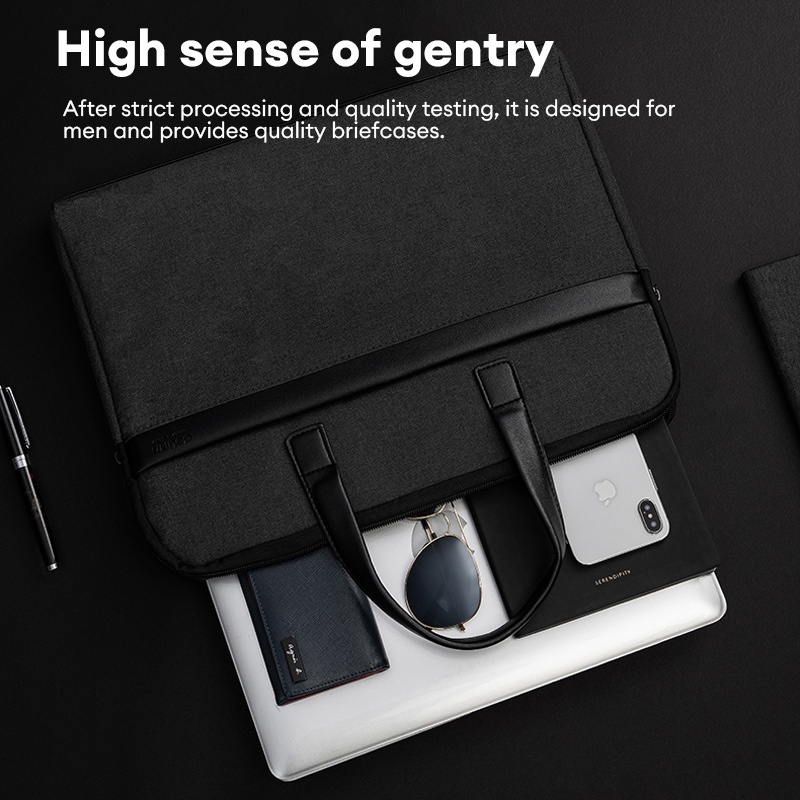 Deli Handbag Briefcase Computer Bag Large Capacity Office Bag Document ...