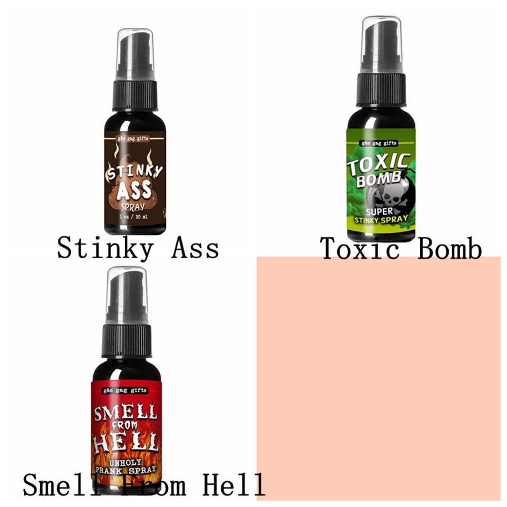 Party Supplies Stink Bomb Joke Ass-Smelly Liquid Fart Spray Can Prank ...