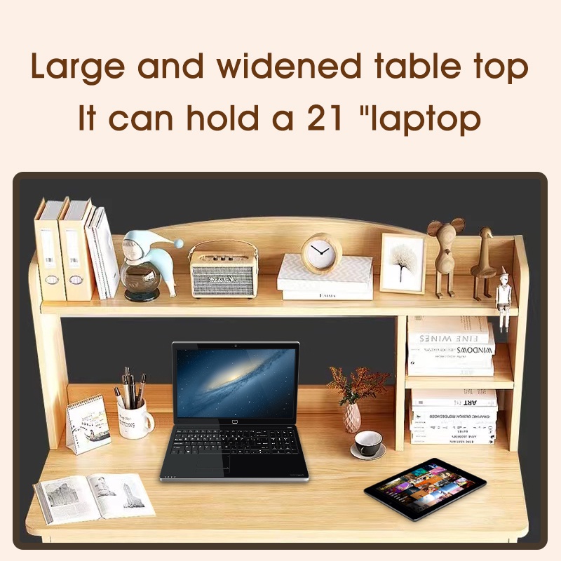 【Omax】 Computer Desk Desktop Home Simple Wooden Desk Student Desk Adult ...