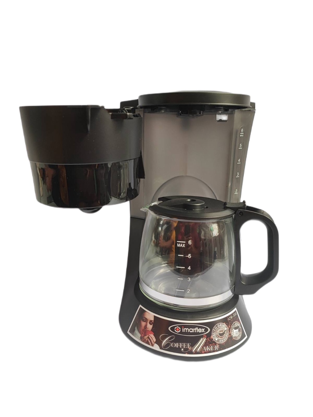 Imarflex ICM-300 Coffee Maker 4 to 6 cups ICM300 (Houseware Express ...